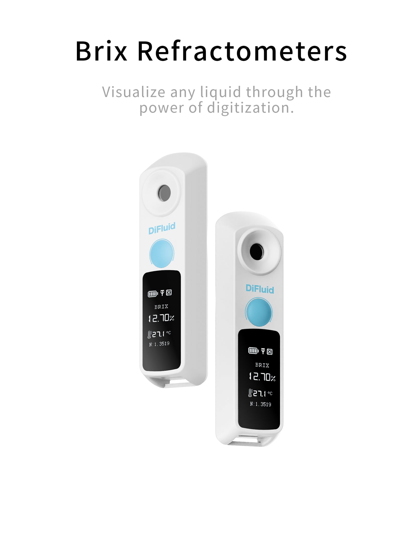 DriPrecise Brix refractometer – DiFLuid Tech