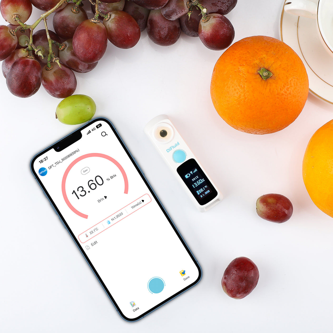 DriPrecise Brix refractometer – DiFLuid Tech